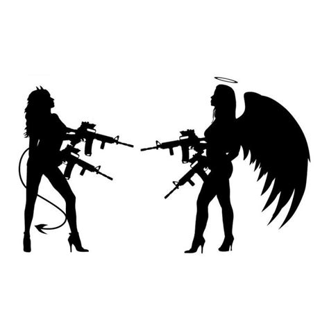 Devil Angel Girl Sticker Car Decal Sikumilv T Ideas