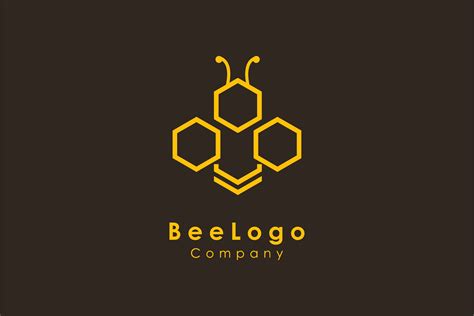 Bee Logo Template Illustrator Templates ~ Creative Market