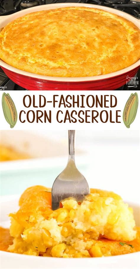 Old Fashioned Corn Casserole Artofit
