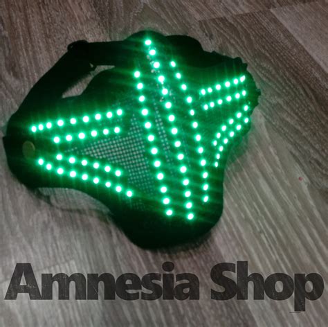 LED Mask Rave Mask Party Mask Led Costumes Festival Mask Etsy