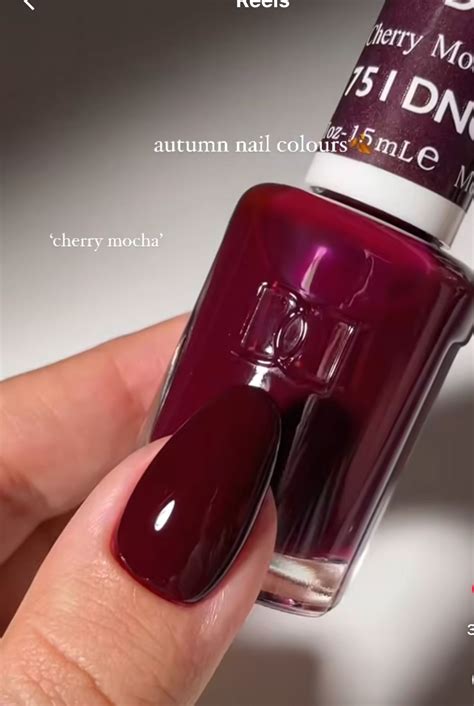 Chocolate Red Dnd Gel Dnd Cherry Cola Dnd 428 Gel Nail Polish