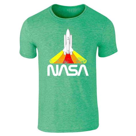 Nasa Approved Blast Off Retro Worm Logo Unisex Tee