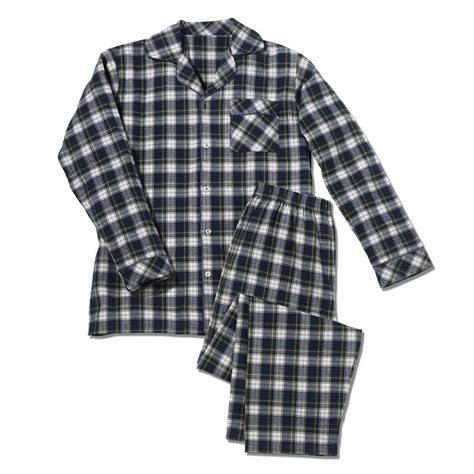 The European Flannel Pajamas Hammacher Schlemmer