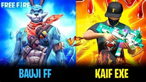 Kaif Exe📱 Vs Bauji Ff📱 Baujiff Accuracy 🥵💥 Youtube
