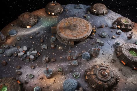 SpaceOpera Battlemap Asteroid Run Doppelgänger Publishing Space