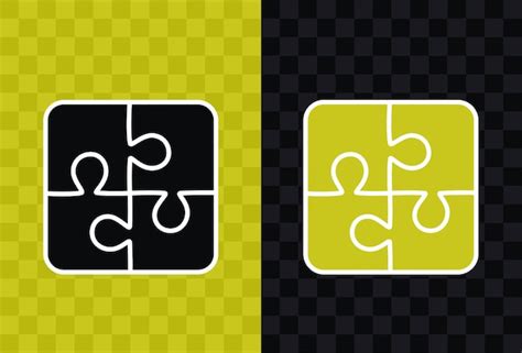 Premium Vector Puzzle Symbol