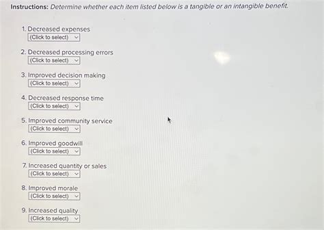 solved instructions determine whether each item listed