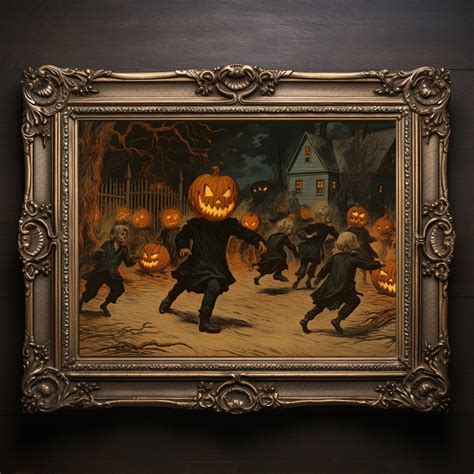 Printable Halloween Ghost Painting Printable Halloween Goth Room