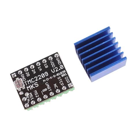 Buy Tmc2209 Stepper Motor Driver Module With Heatsink Online At