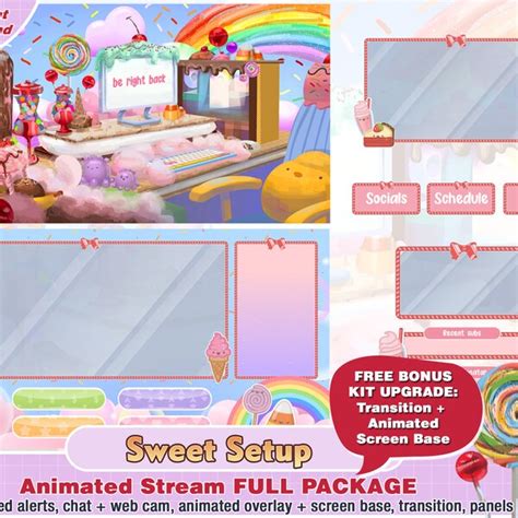 Candy Stream Overlay Etsy