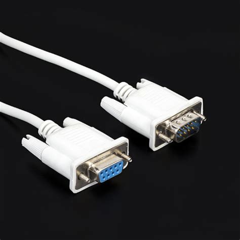 Rs232 Serial Cable Db9 M F 1 5mtr