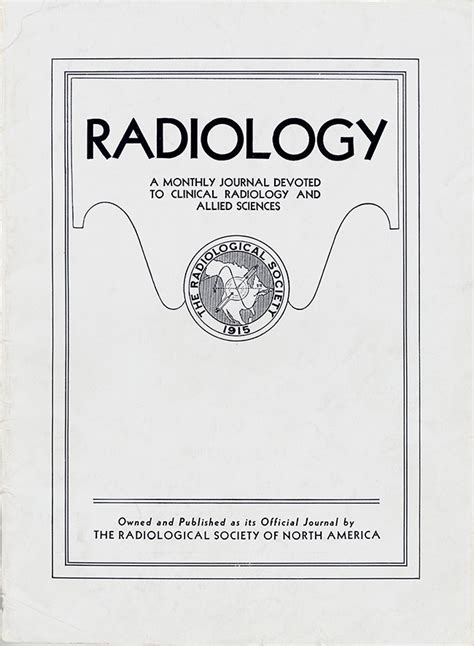 Radiology Vol 50 No 1