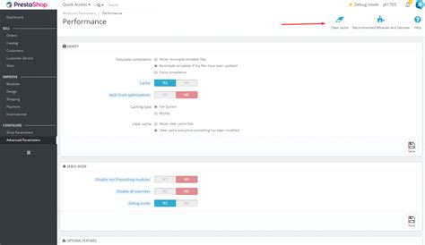 How To Clear Prestashop Cache Prestashop Tutorials And Tips