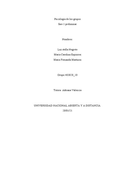 Psicología De Los Grupos Pdf Colombia Movimientos Sociales