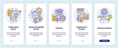 Premium Vector 2d Multicolor Icons Representing Health Interoperability Resources Mobile App