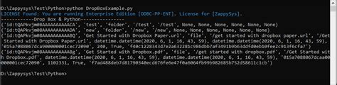 How To Connect Python With DropBox In ODBC API Driver ZappySys