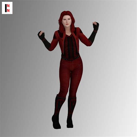 Marvels Midnight Suns Scarlet Witch For Genesis 8 Female Daz Content
