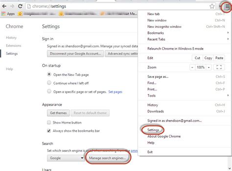 Searching For WP Or Google In Chrome