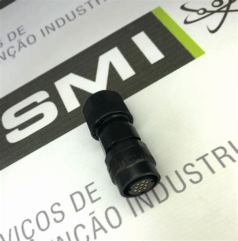 conector fanuc para cabo de encoder reto peças cnc smi cnc