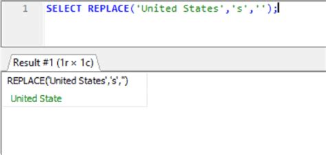 Replace Function In Mariadb Examples Databasefaqs