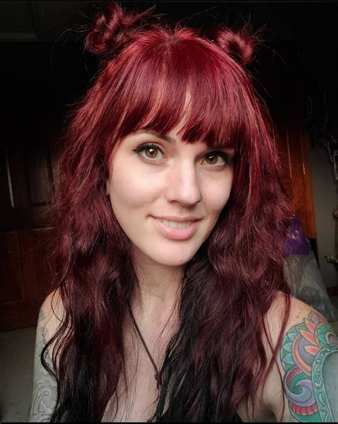 Auburn Hair With Black Underneath