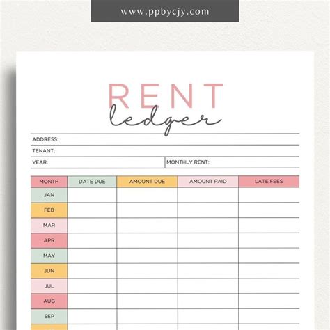 Landlord Rent Payment Tracker Template Manage Payments Easily Being