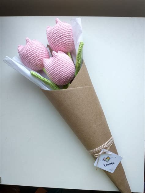 Tulipanes Girasol De Ganchillo Flores Hechas A Crochet Flores
