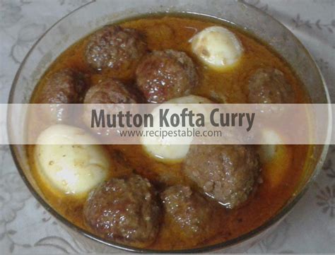 Recipe Mutton Kofta Curry Recipestable
