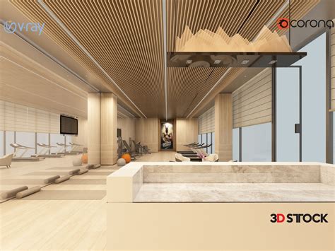 Gym Model 050 3d Stock 3d Models For Professionals