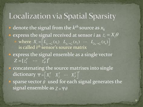 Ppt Distributed Target Localization Via Spatial Sparsity Powerpoint