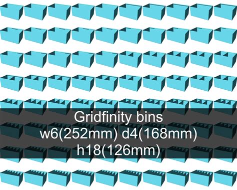 Gridfinity Cups Height 18 130mm Collection By Max Download Free Stl
