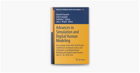 ‎advances in simulation and digital human modeling sur apple books