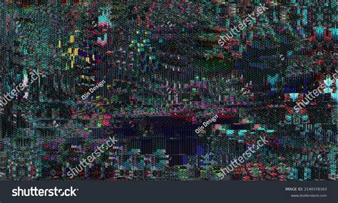 Technology Glitch Background Computer Screen Error Stock Illustration Shutterstock