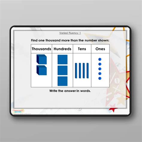 Year 4 Find 1 10 100 1 000 More Or Less Modelling Ppt Resource