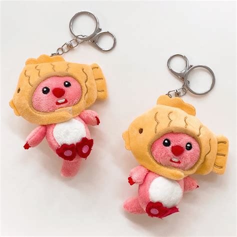 당일출고 붕어빵 루피 인형 가방고리 에이블리