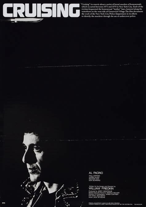 Cruising La Chasse Film Américain De William Friedkin 1980