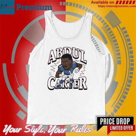 Official New York Giants Abdul Carter Caricature Shirt Hoodie Sweater