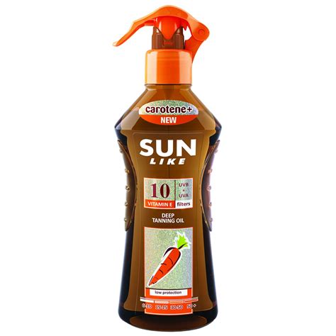 Слънцезащитно масло за тен Sun Like Spf 10 200 мл спрей Emag Bg