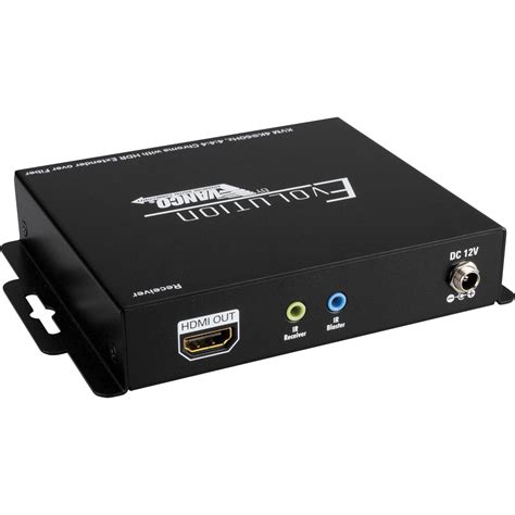Vanco Hdmi Over Fiber Extender Set With Usb Kvm Evexfbrk1 Bandh