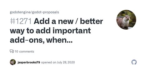Add A New Better Way To Add Important Add Ons When Downloading The