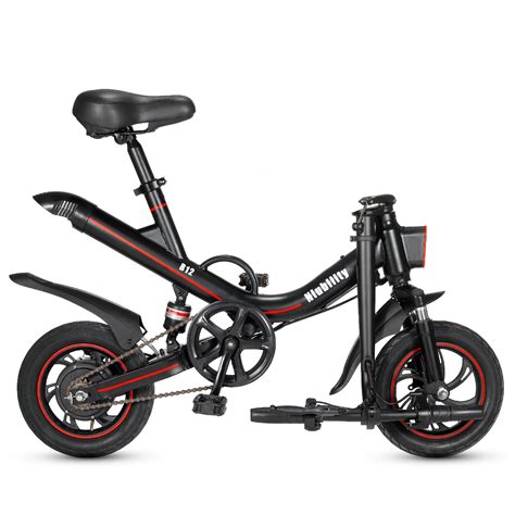Складной электрический велосипед Niubility B12 с бесщеточным двигателем ...