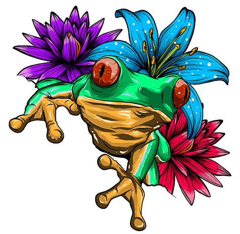 Cute Tree Frog Tattoo