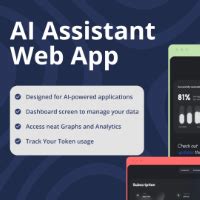 AI Assistant Flutter Web App UI Template By Miksilabs Codester