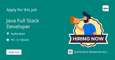 Java Full Stack Developer Job At Sutherland Global Services Private Limited In Hyderabad Apna