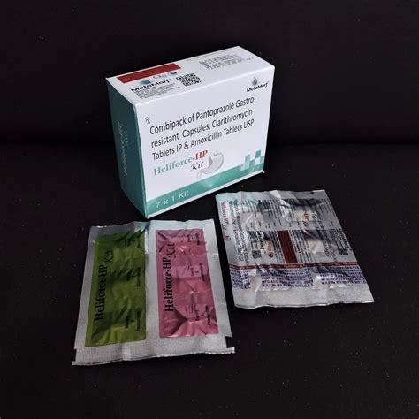 Amoxicillin Clarithromycin Pantoprazole Combikit 500 Mg At ₹ 1365 Box In Panchkula