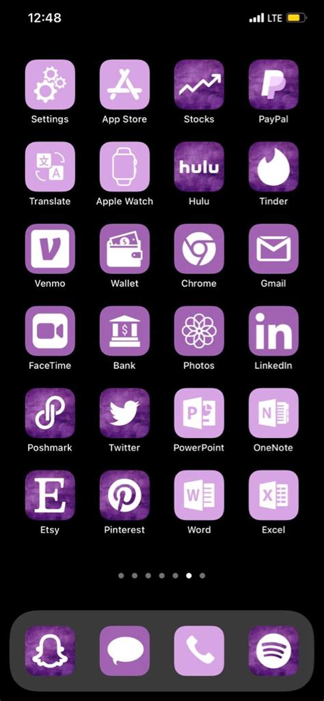 Aesthetic Ios 14 Purple App Icons