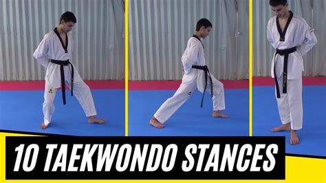 10 Taekwondo Basic Stances In Traditional Taekwondo Poomsae YouTube