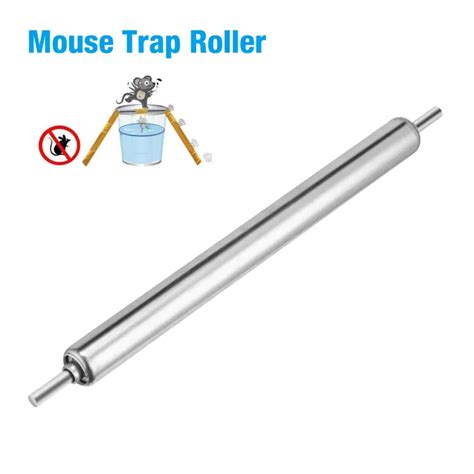 Stainless Steel Mice Rats Mouse killer Roll Trap log Grasp Bucket Rolling Roller | Lazada PH