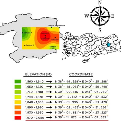 Geographical Locations Of BP Samples Download Scientific Diagram