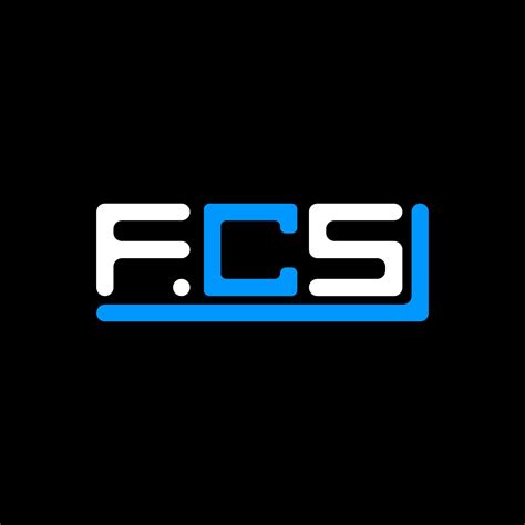 Fcs Letter Logo Creative Design With Vector Graphic Fcs Simple And
